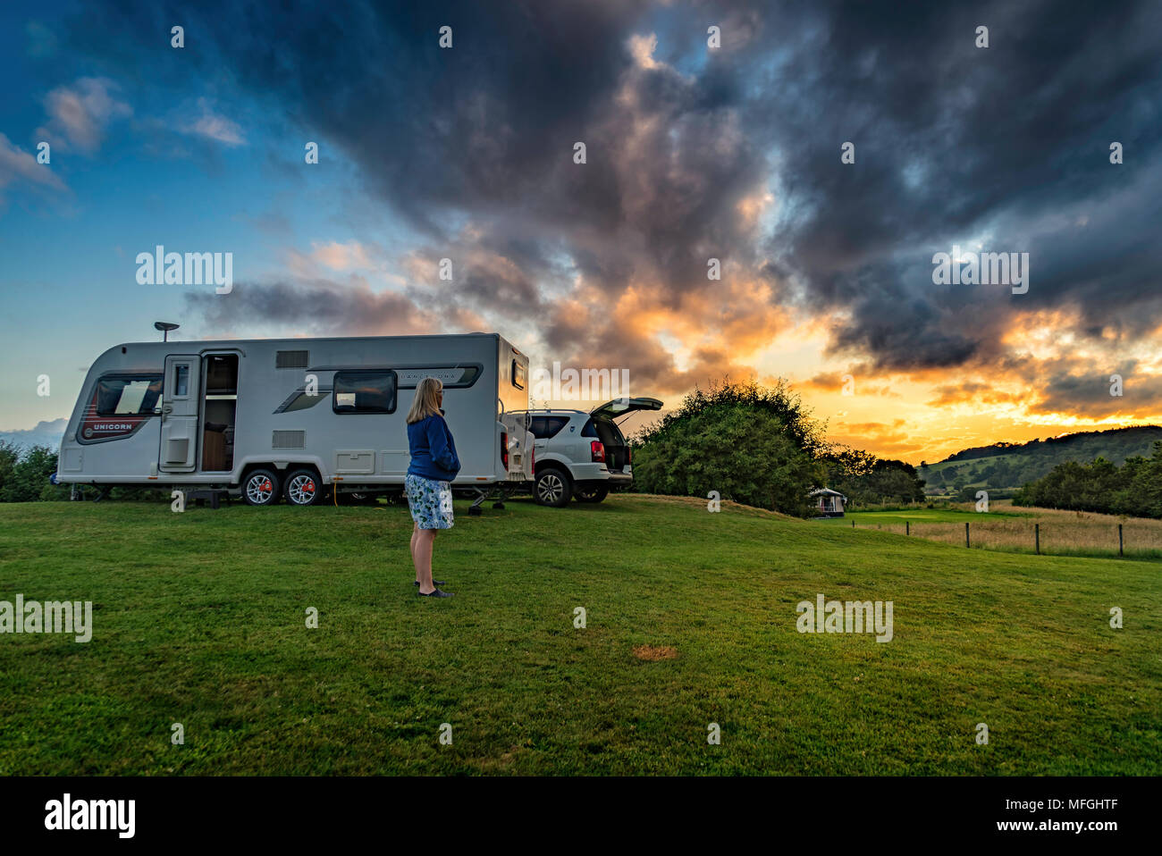 Caravans caravanning hi-res stock photography and images - Alamy