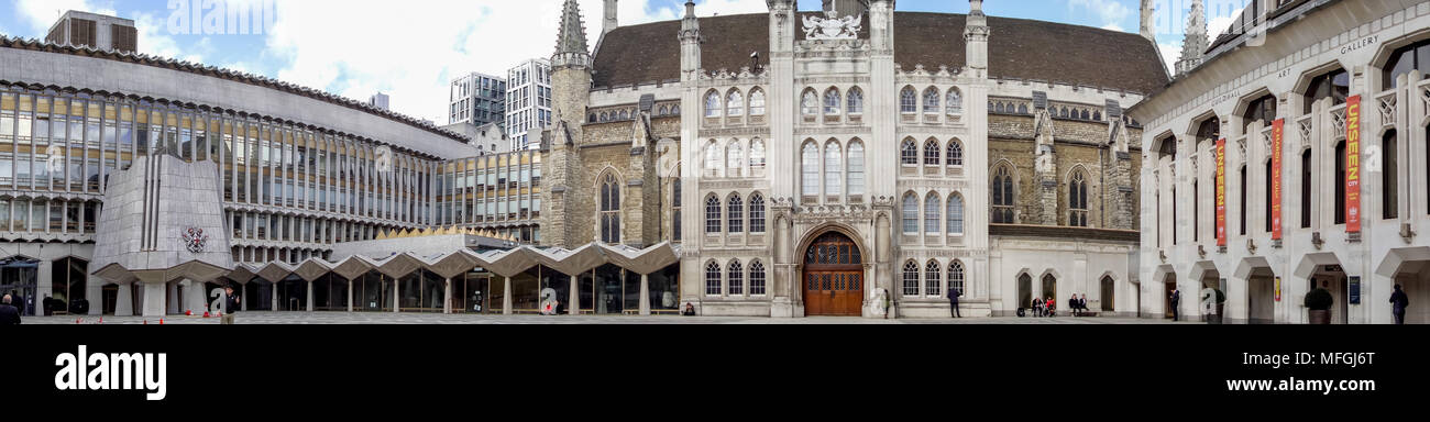 London Guildhall Courtyard Gresham Street,London, UK Stock Photo - Alamy