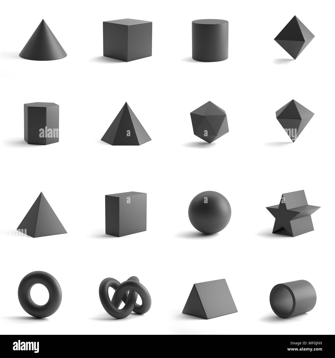 Hexagonal prism template hi-res stock photography and images - Alamy