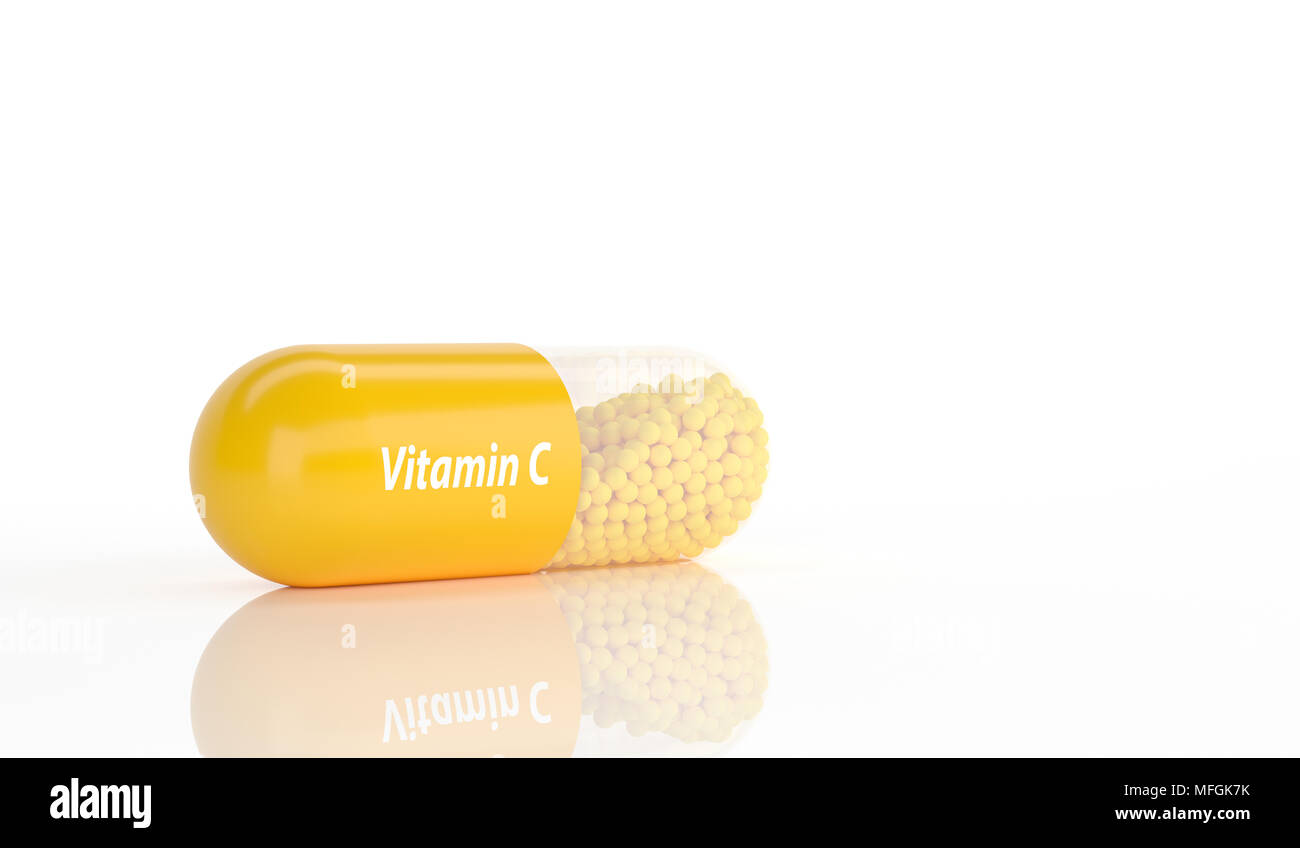 Vitamin c capsule hi-res stock photography and images - Alamy