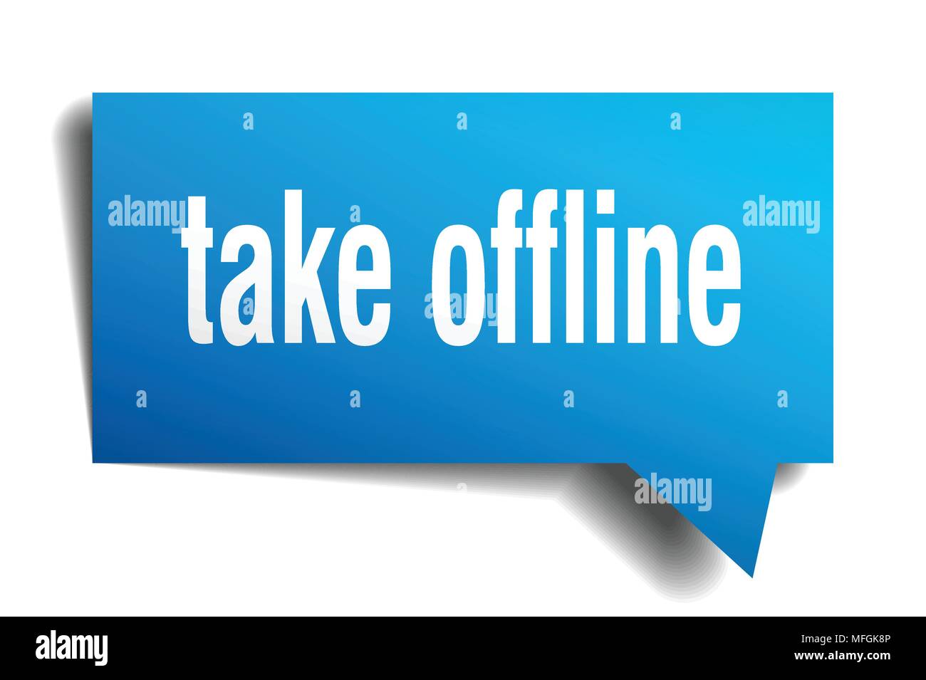 Take offline Cut Out Stock Images & Pictures - Alamy