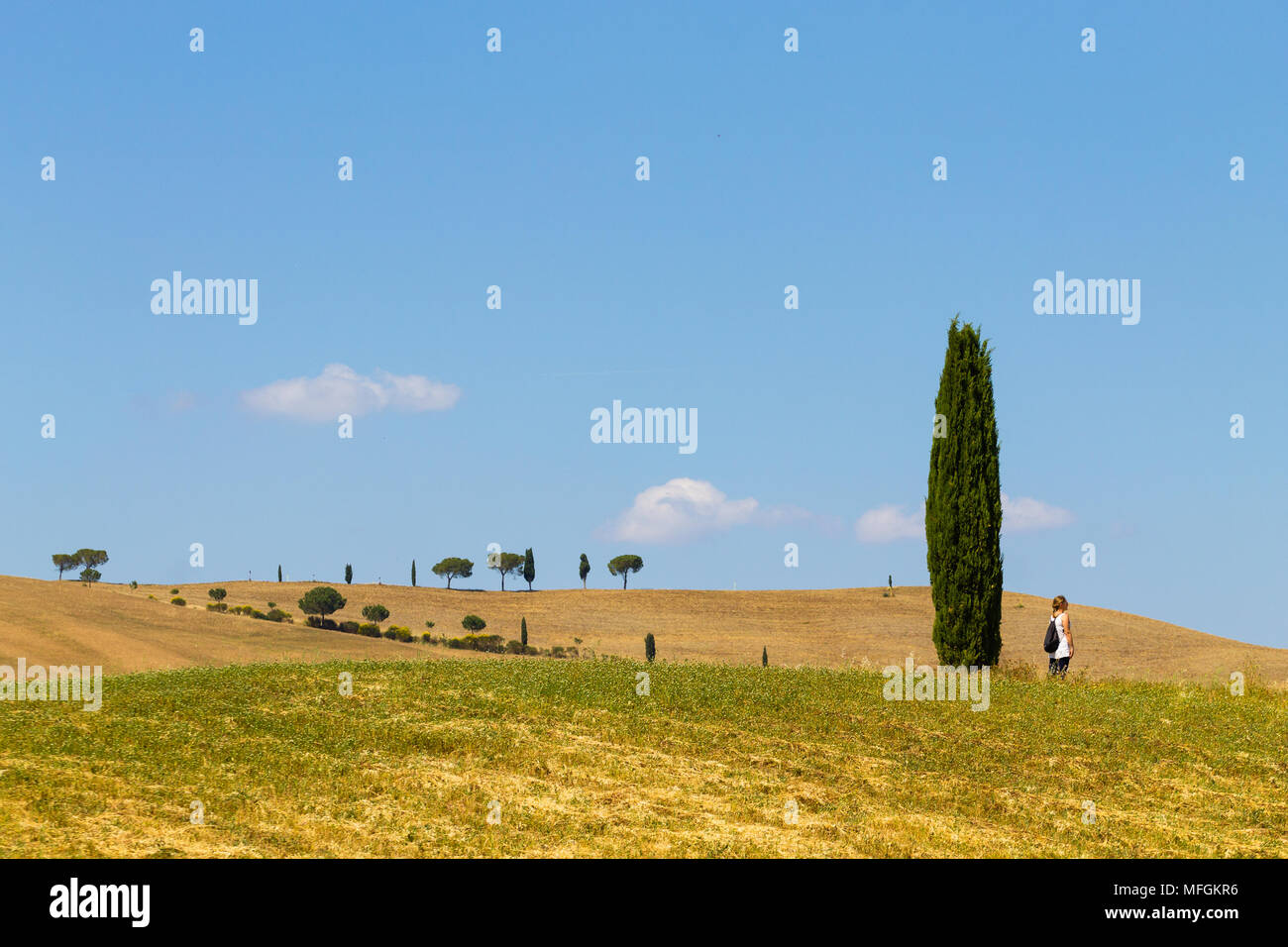 Tuscany hills landscape, Italy. Rural italian panorama Stock Photo - Alamy