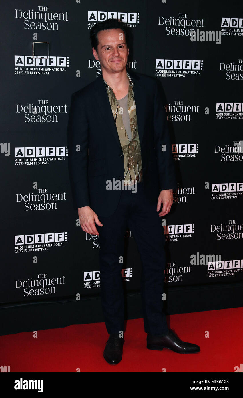Actor Andrew Scott arrives for the world premiere of The Delinquent ...