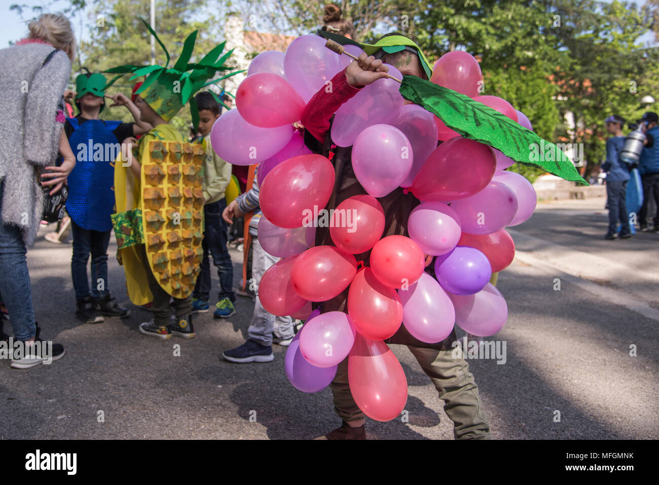 Woman in raspberry costume hi-res stock photography and images - Alamy