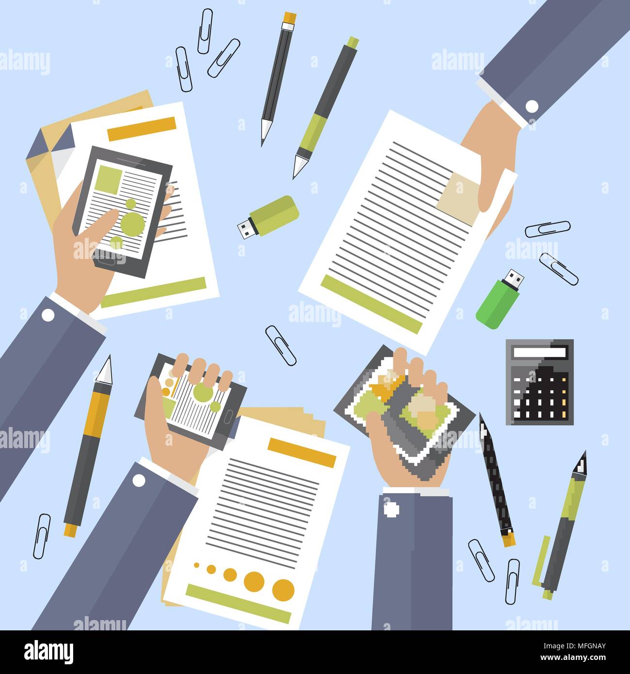 Signed treaty document Stock Vector Images - Alamy