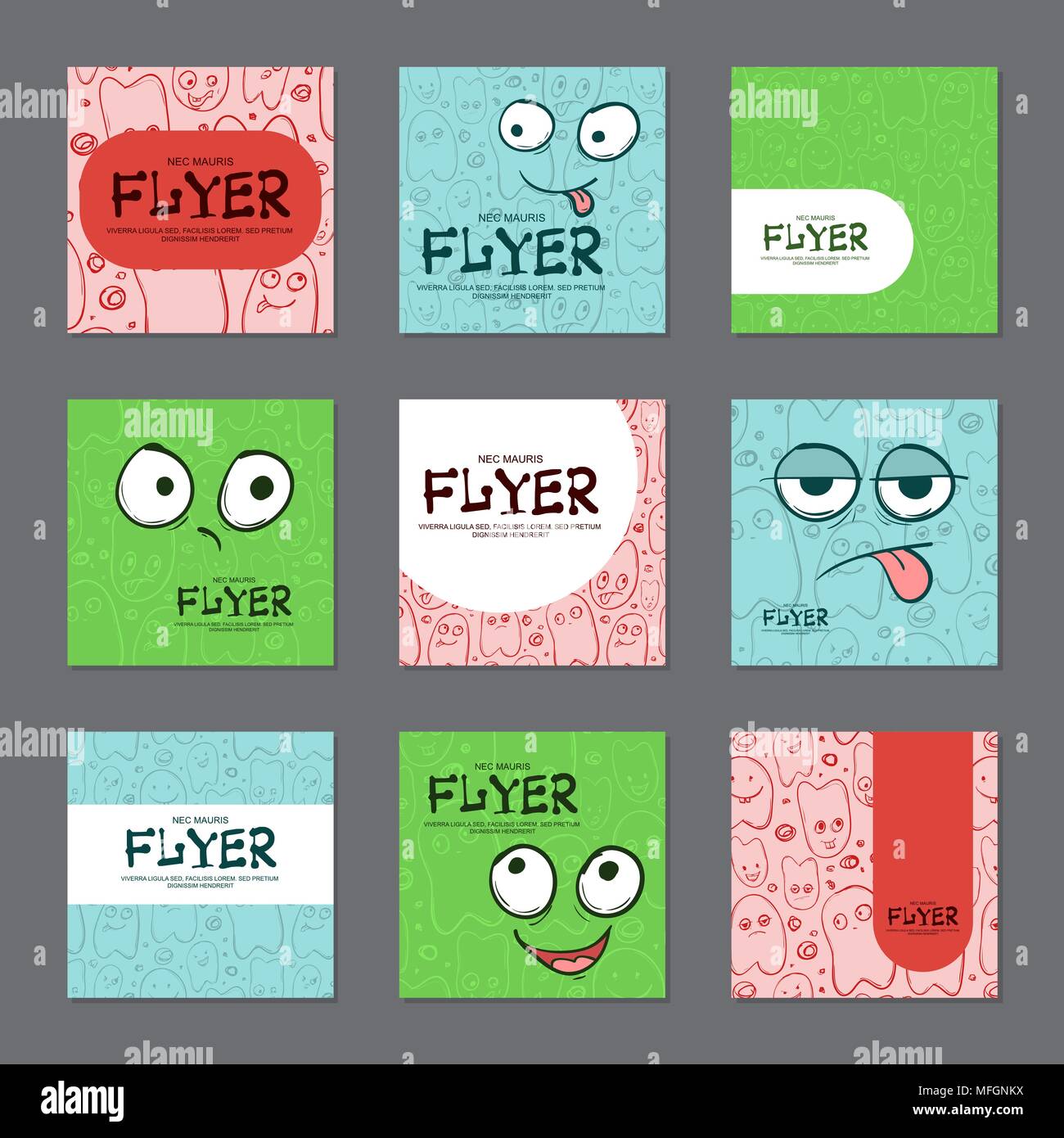 Colored postcards Stock Vector Images - Alamy