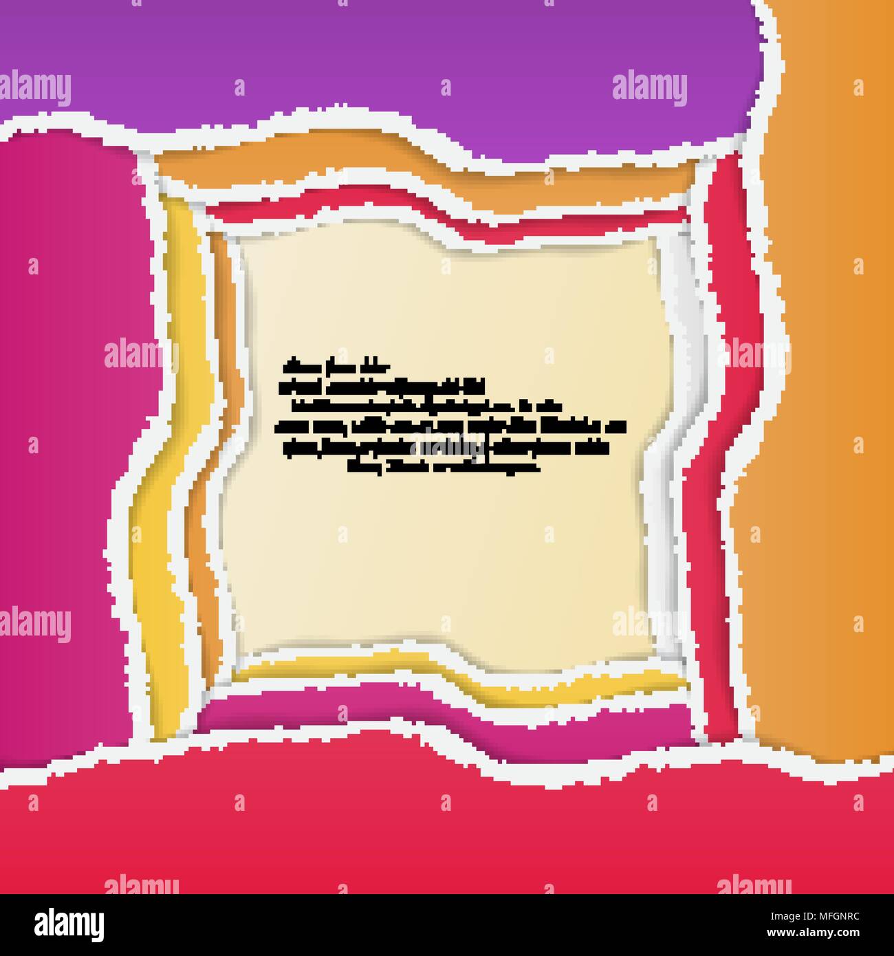 Abstract background with torn paper with place for your text in the ...