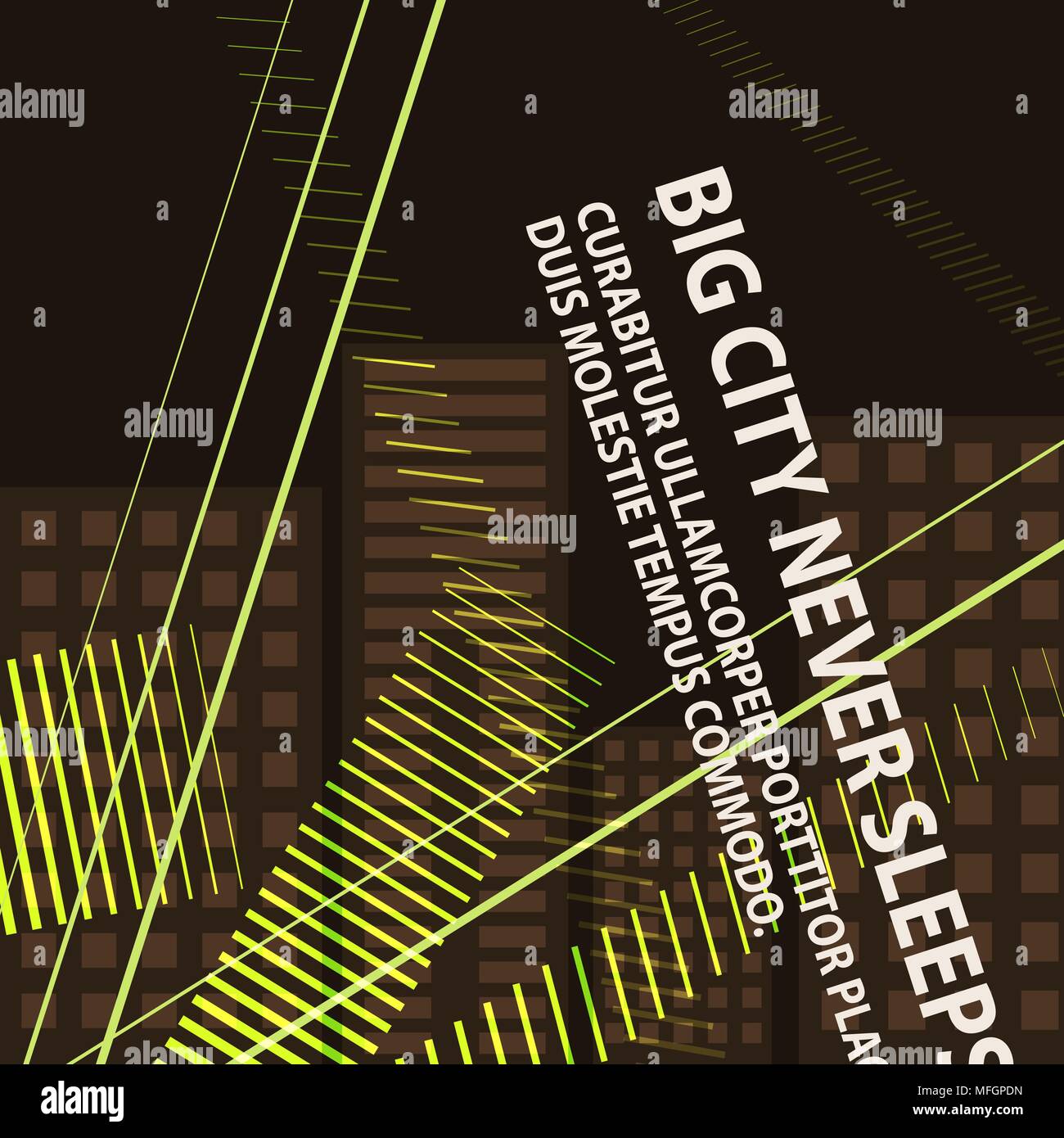 Abstract geometric background with different variations of the guides ...