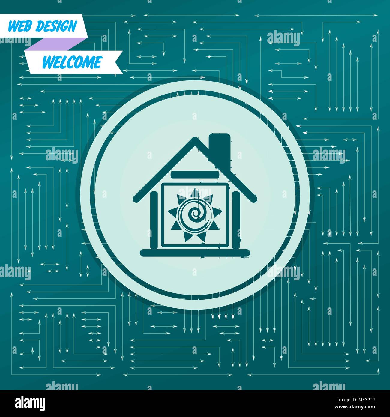 House in a hot climate Stock Vector Images - Alamy