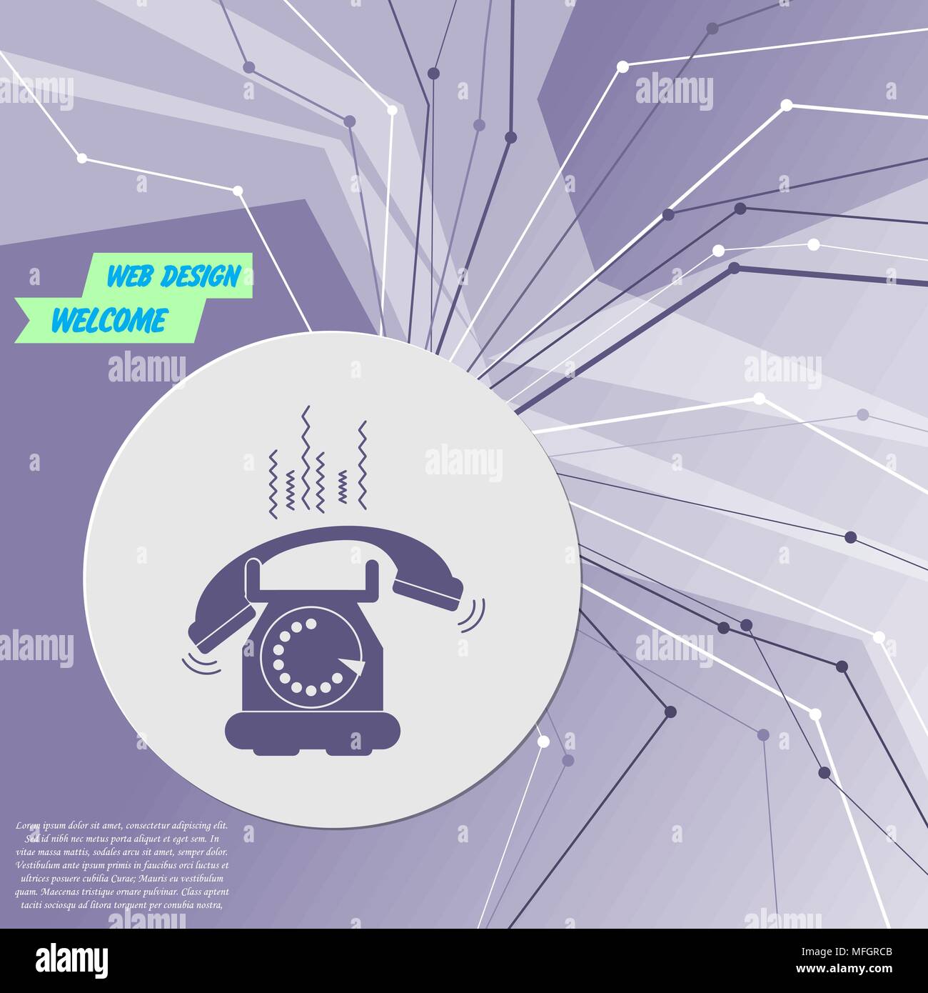 Old phone lines Stock Vector Images - Alamy