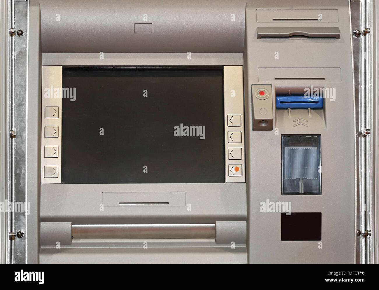 Automatd Teller Machine With Chip and Contactless Card Reader Stock ...