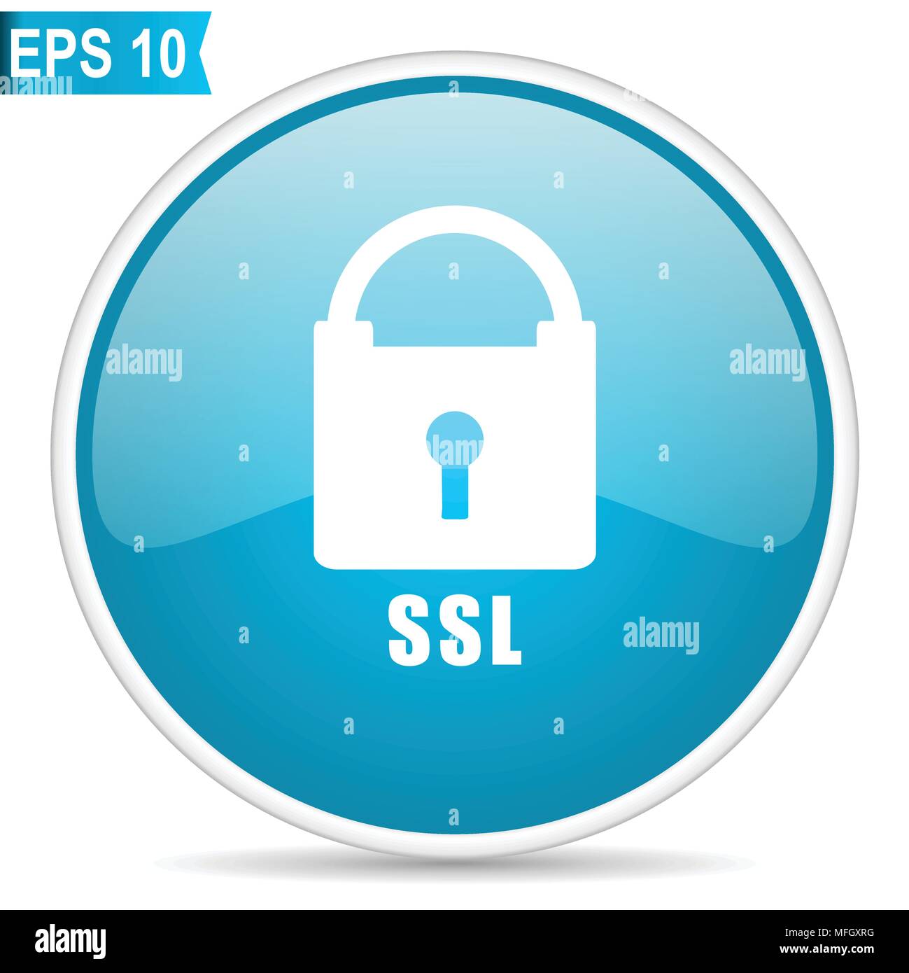 Csl blue glossy round vector icon in eps 10. Editable modern design ...