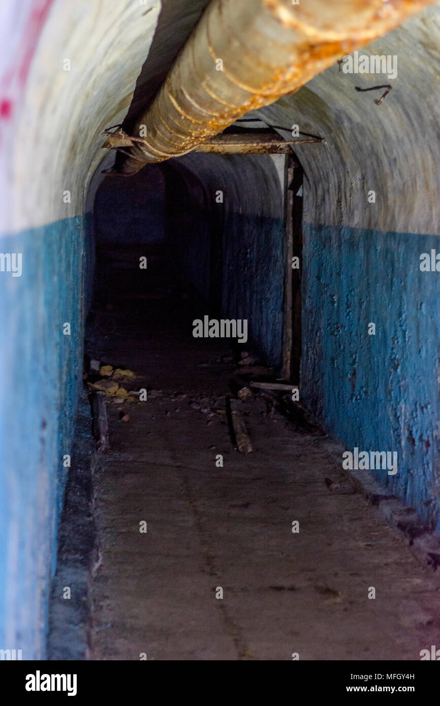 Old soviet bunkers in Tbilisi underground, Georgia Stock Photo - Alamy