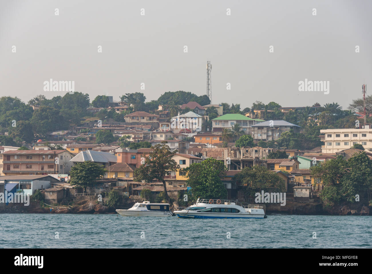 Sierra leone freetown city view hi-res stock photography and images - Alamy