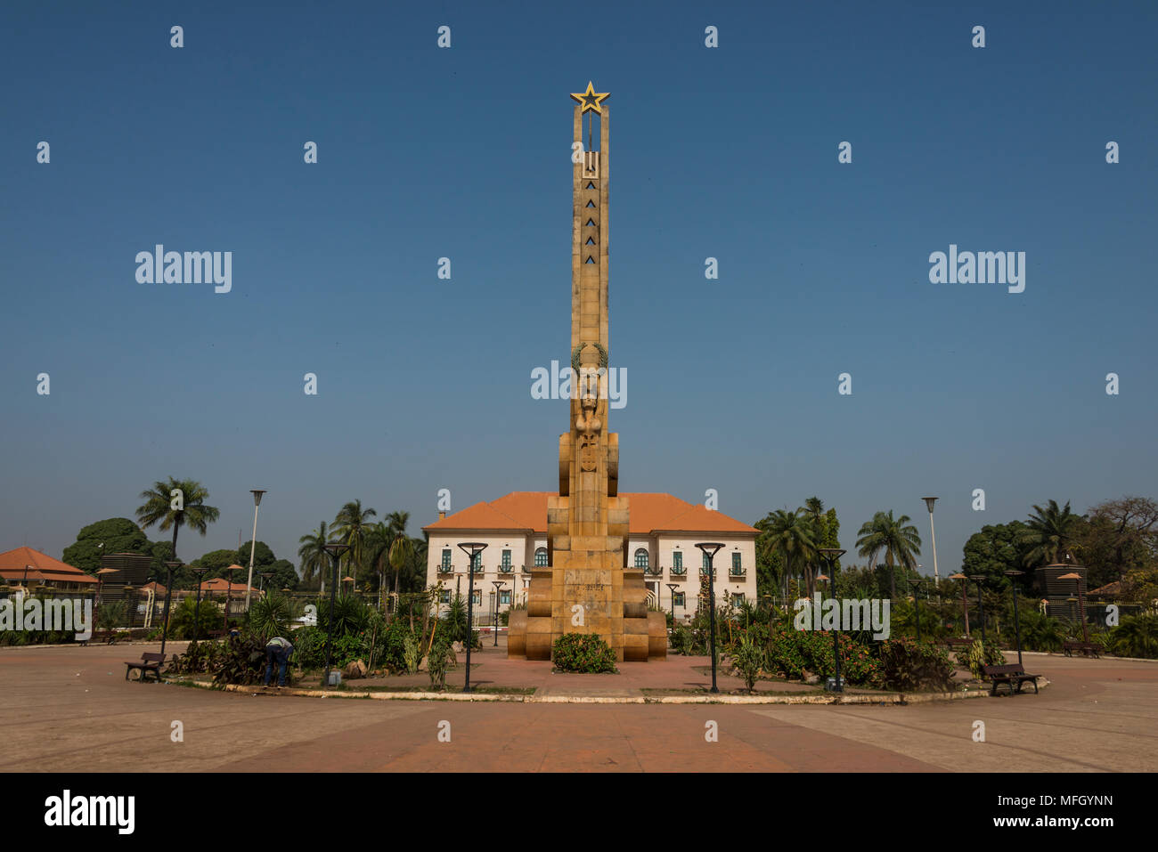 Empire Square, Bissau, Guinea Bissau, West Africa, Africa Stock Photo ...