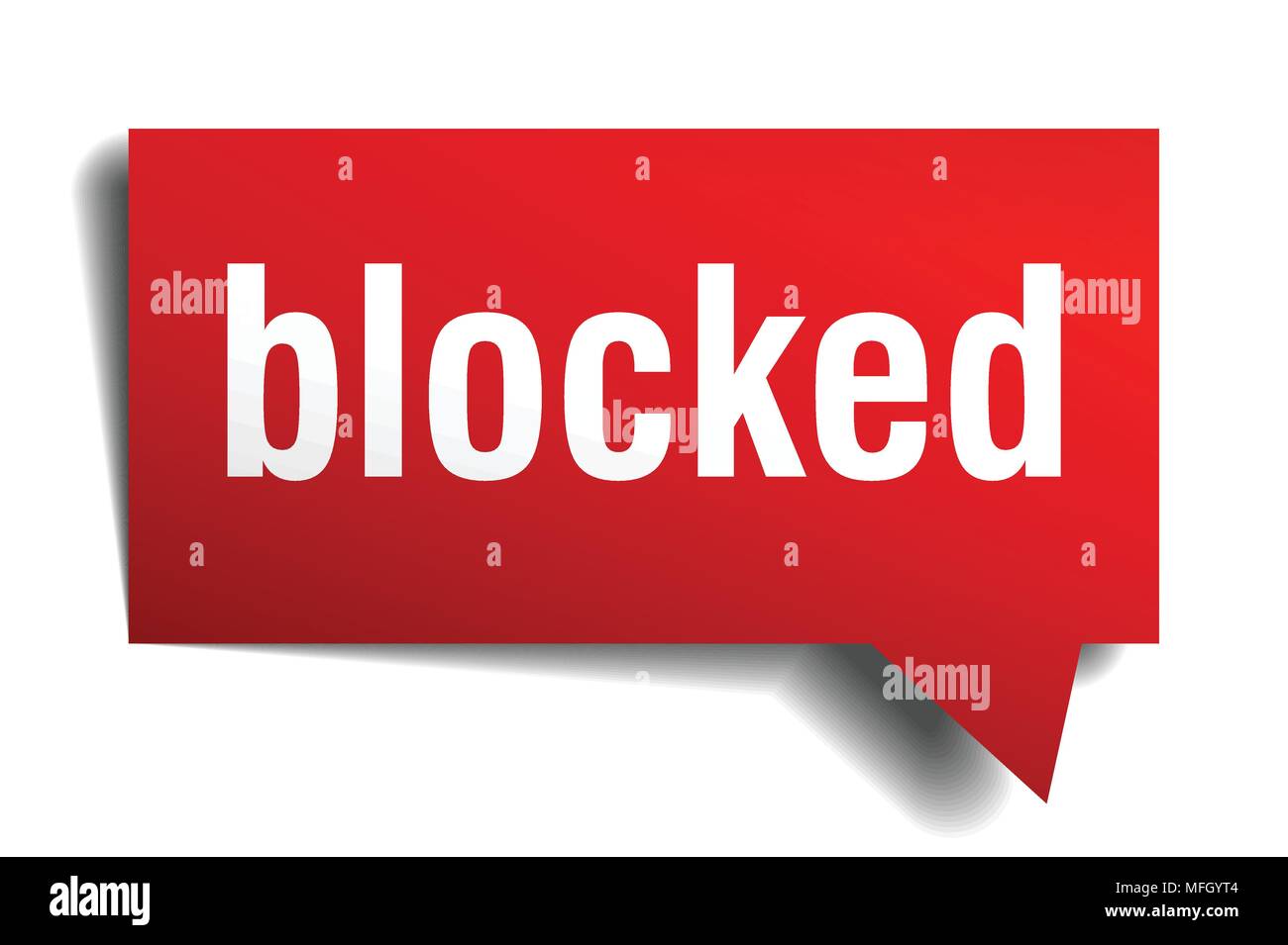 Speech blocked Stock Vector Images - Alamy