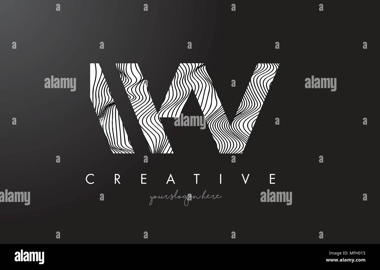 W v logo hi-res stock photography and images - Alamy