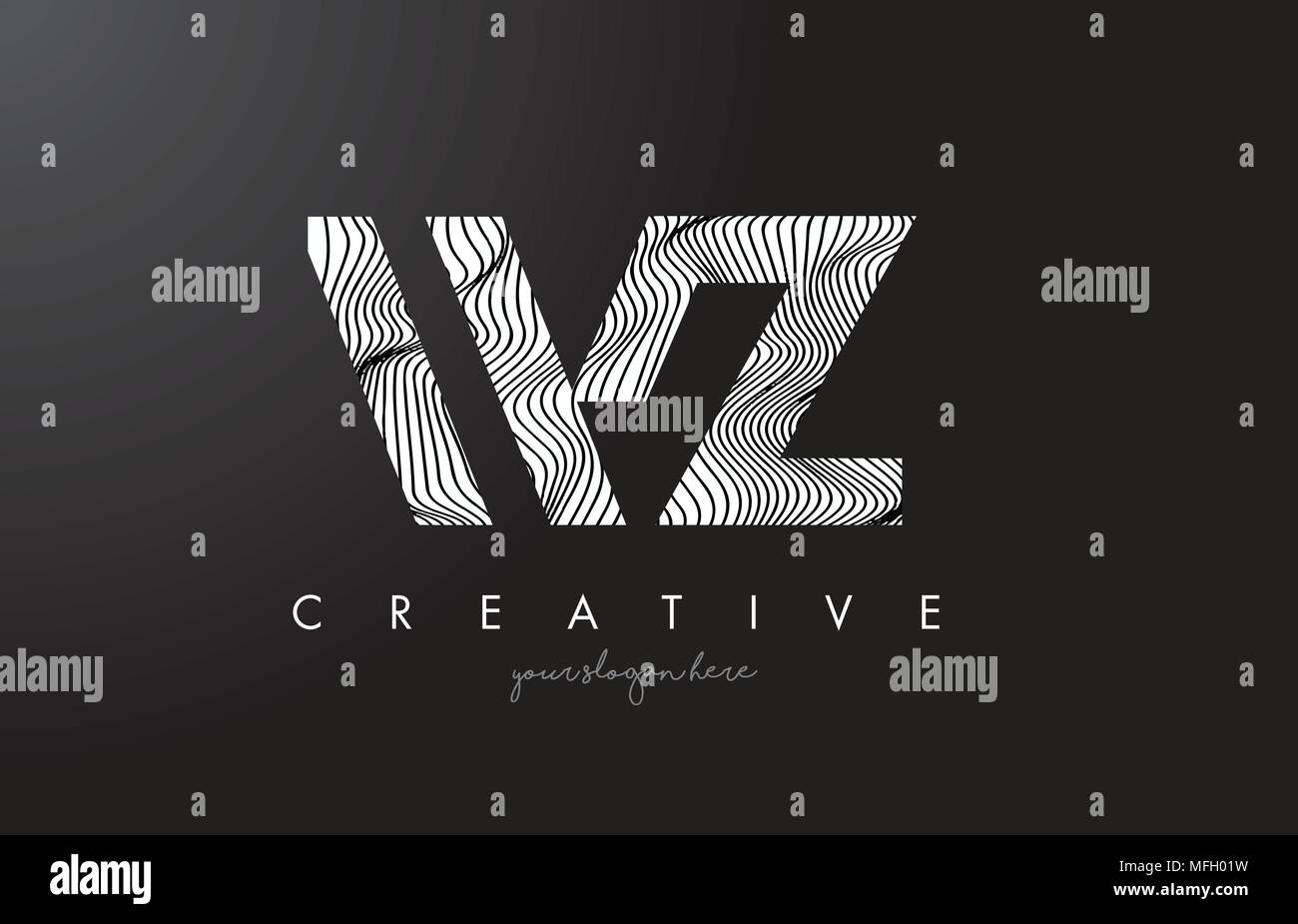 Z w letter hi-res stock photography and images - Alamy