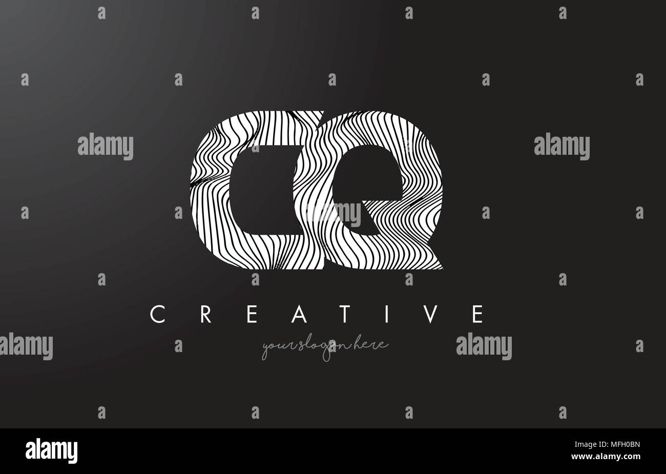 Letter c q c vector hi-res stock photography and images - Alamy