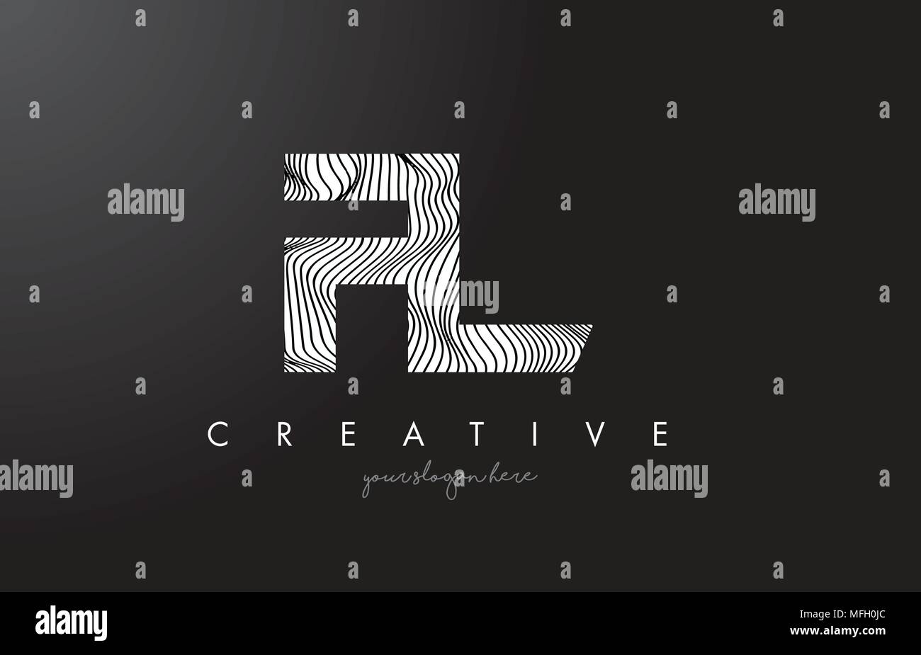 F l logo Stock Vector Images - Alamy