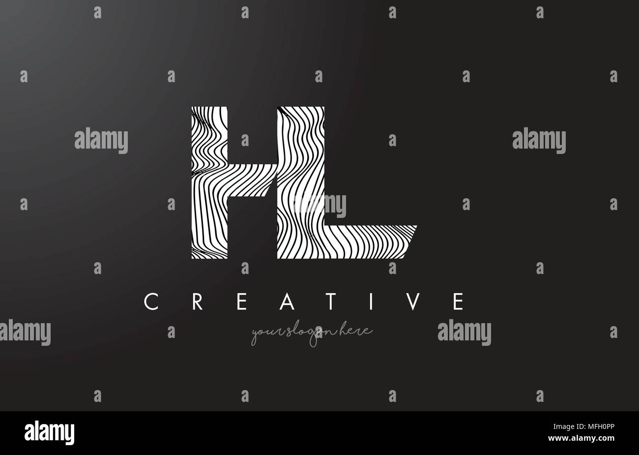 Letter Hl Logo High Resolution Stock Photography and Images - Alamy