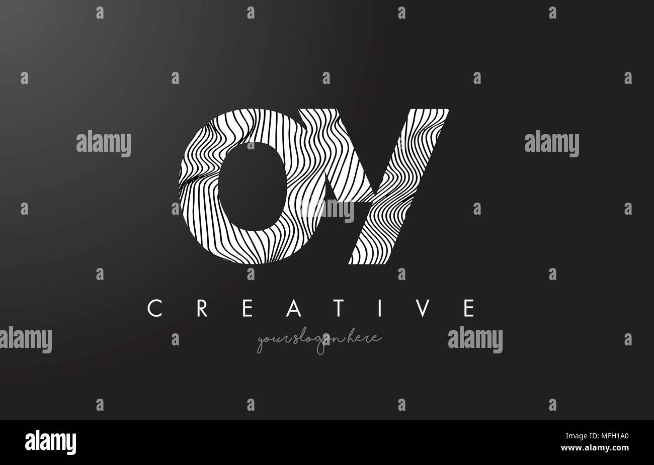 Zebra Victoria Name Lettering