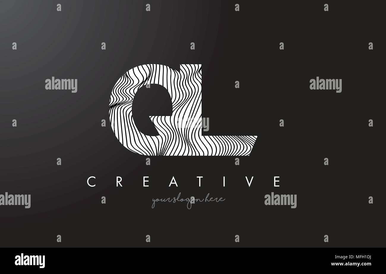 L q logo Stock Vector Images - Alamy