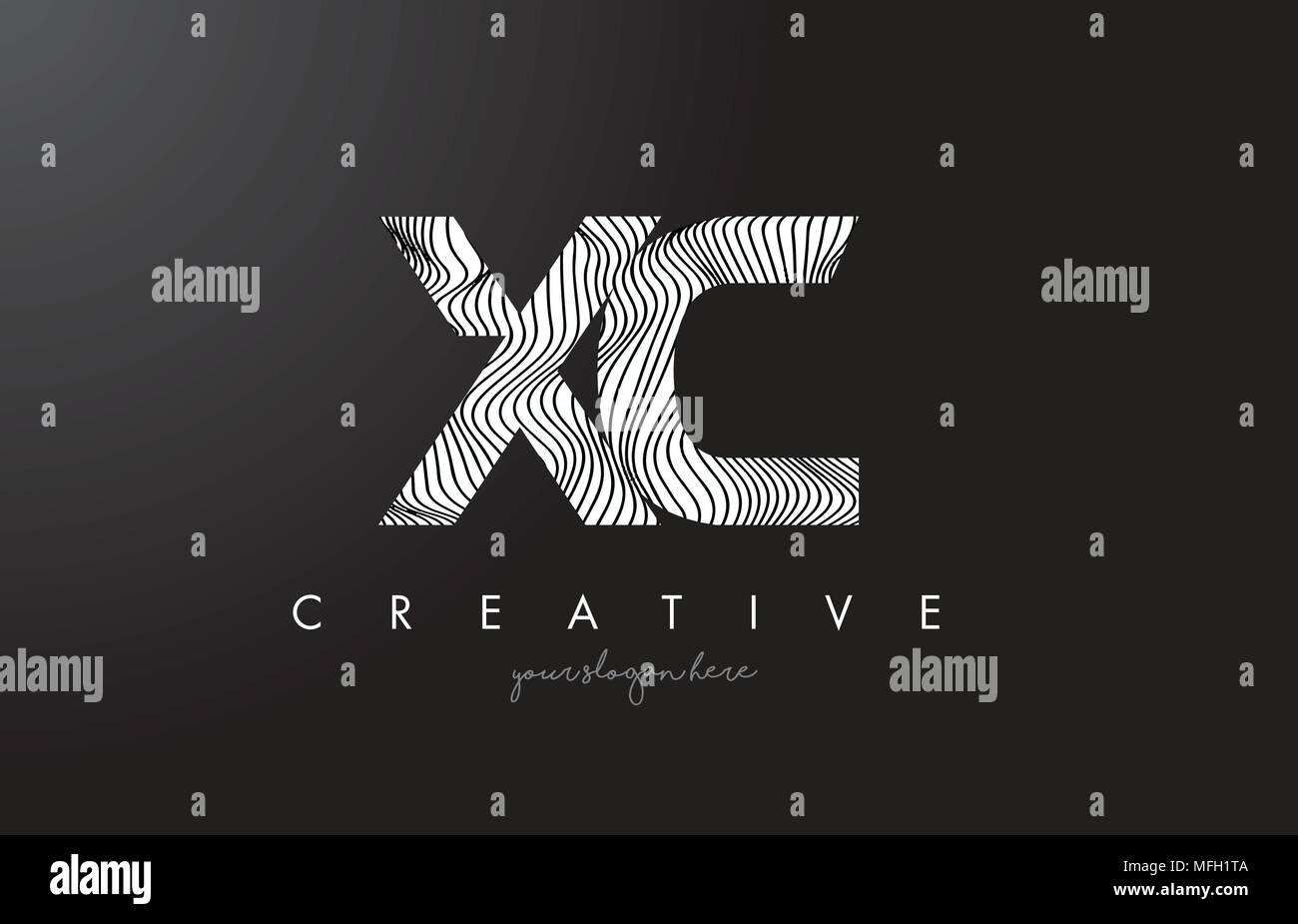 Letter c x c vector hi-res stock photography and images - Alamy