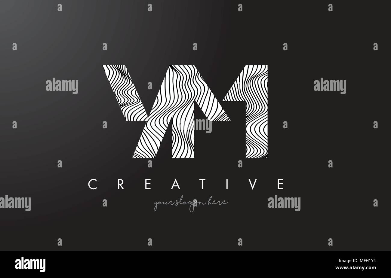 Y m letter Stock Vector Images - Alamy