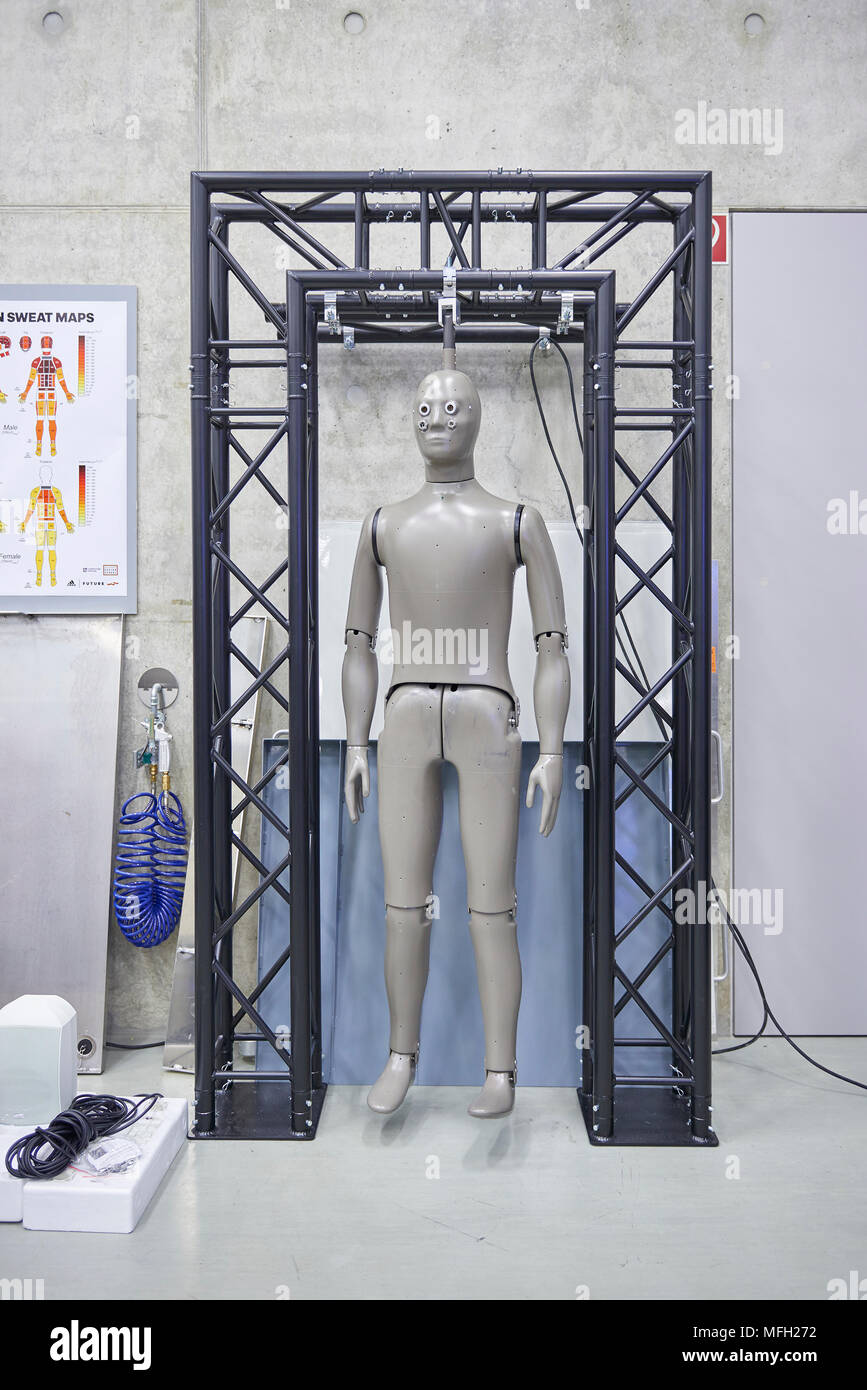 Newton,a human-like robot which can simulate human body reactions and ...
