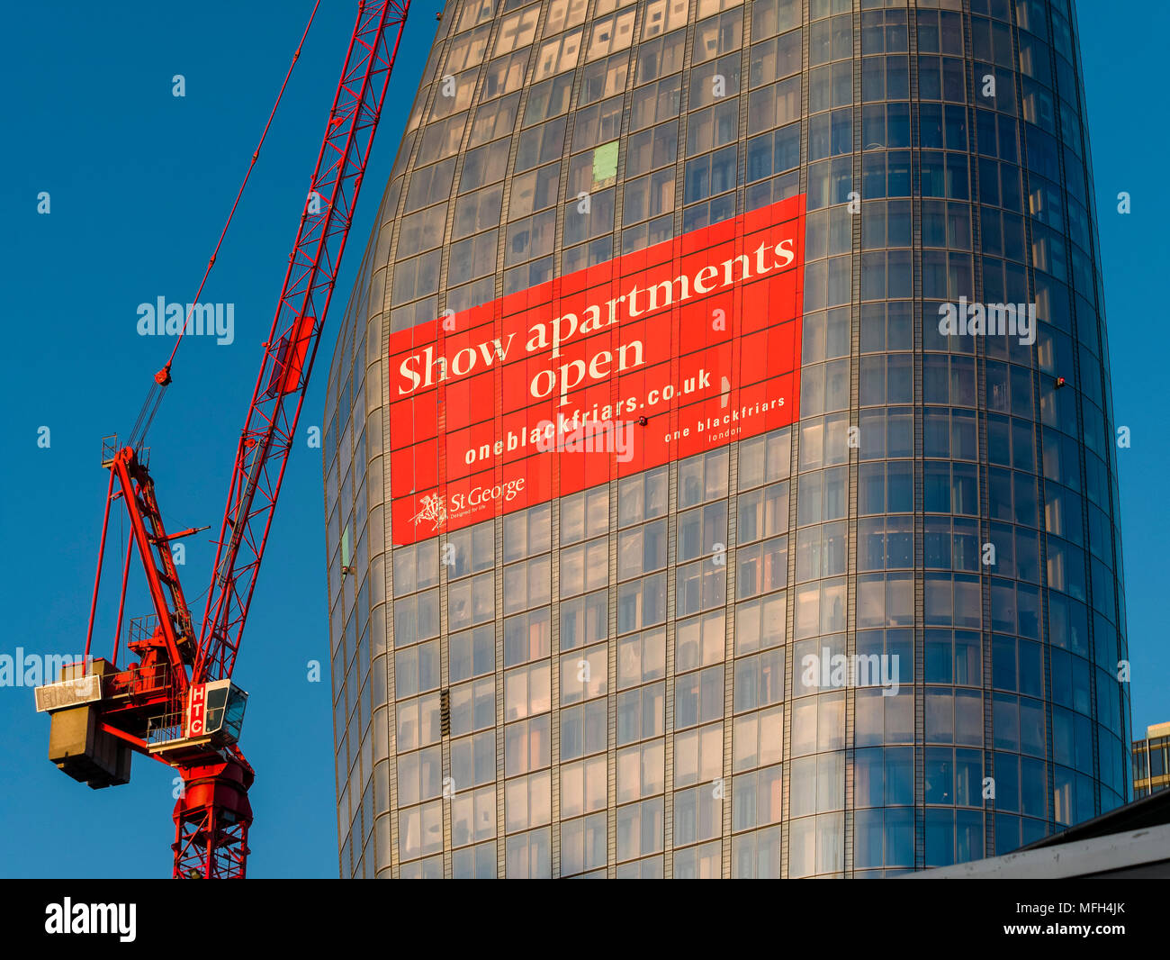 1 Blackfriars a 52 storey development next to the River Thames also ...