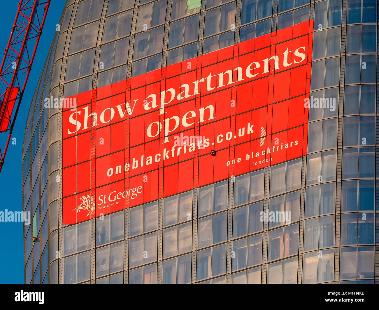 1 Blackfriars a 52 storey development next to the River Thames also ...