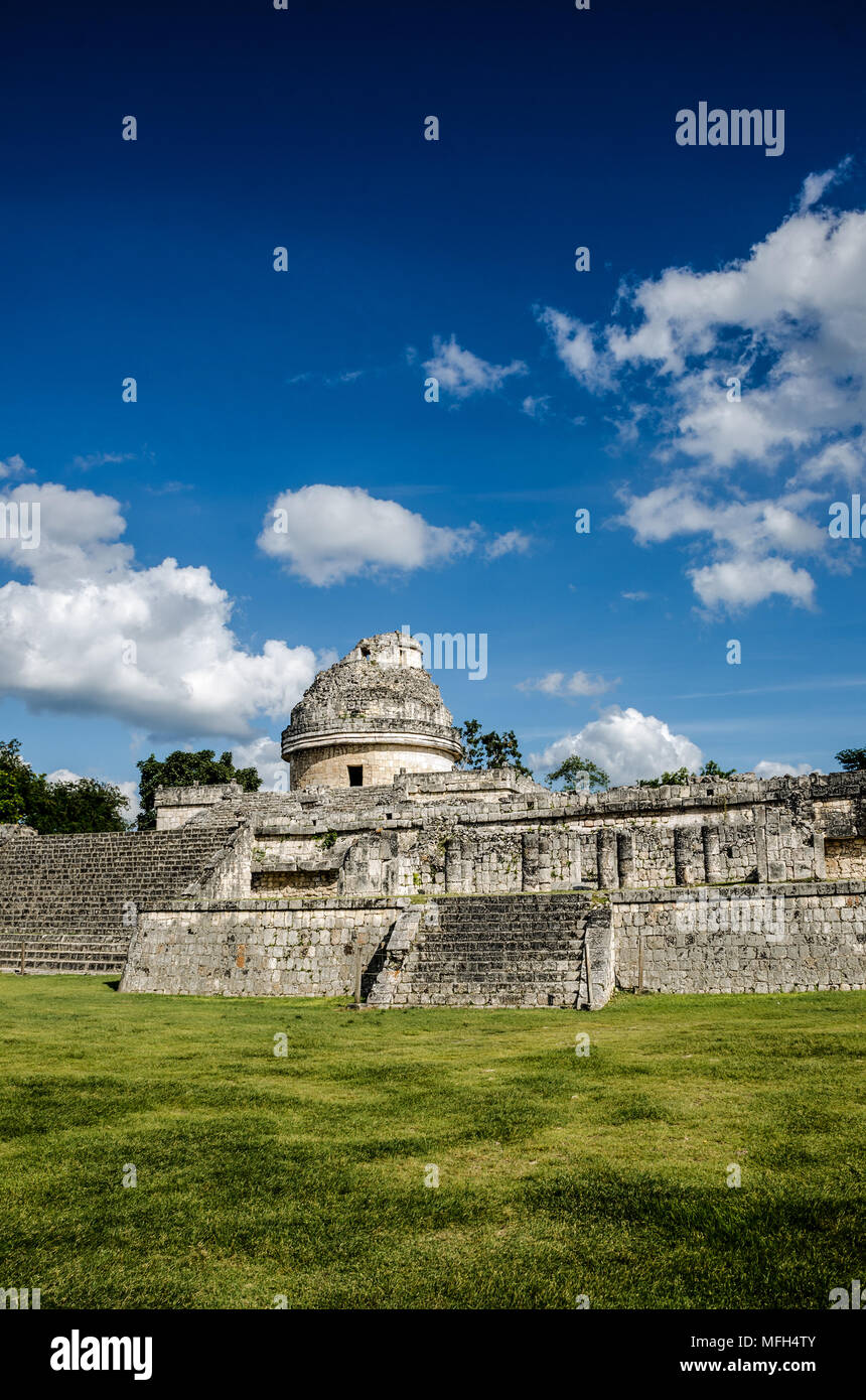 One of the remarkable monuments at the archaeological site of Chichen ...