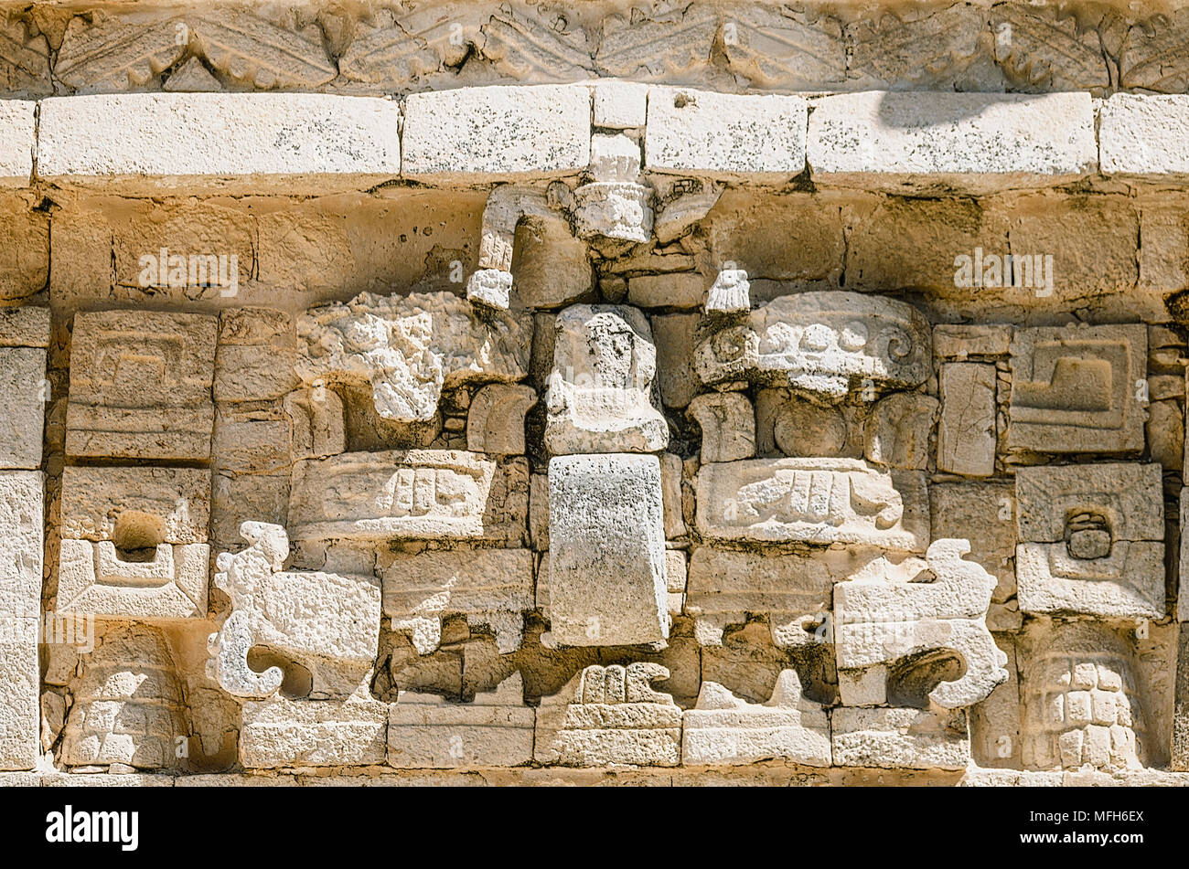 a remarkable structure at a mayan archaeological site Stock Photo - Alamy