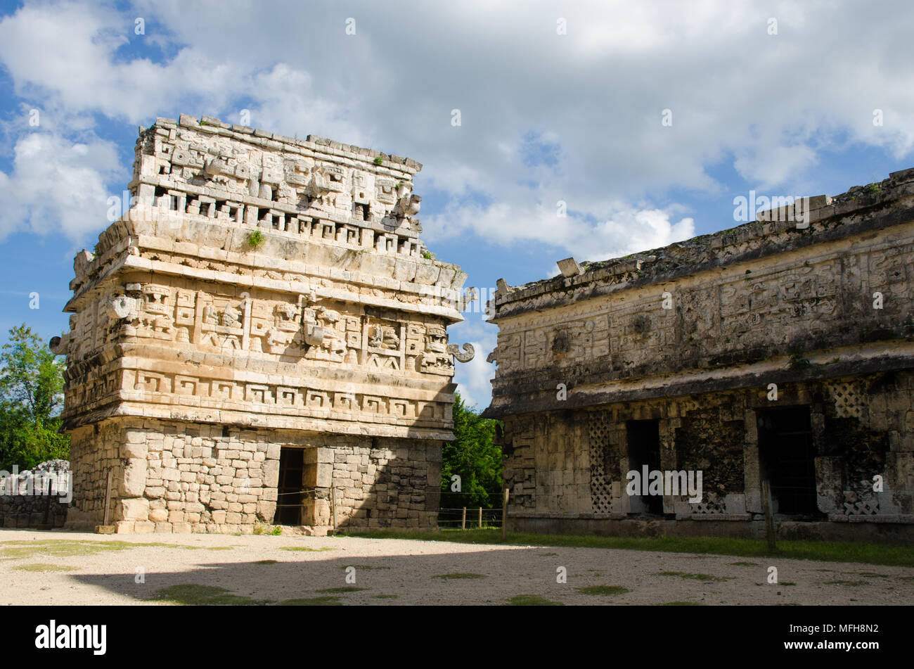 a remarkable structure at a mayan archaeological site Stock Photo - Alamy