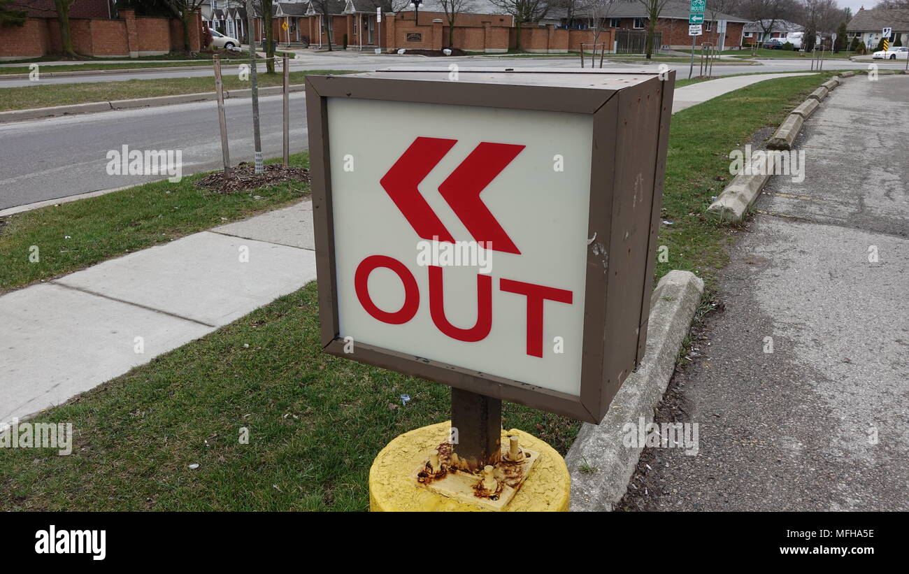 Various road signs, signage, etc. Indicates things you can and cannot ...