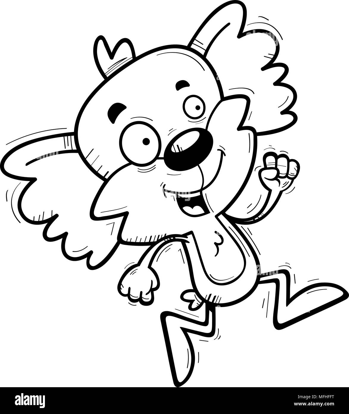 A cartoon illustration of a male koala running Stock Vector Image & Art ...