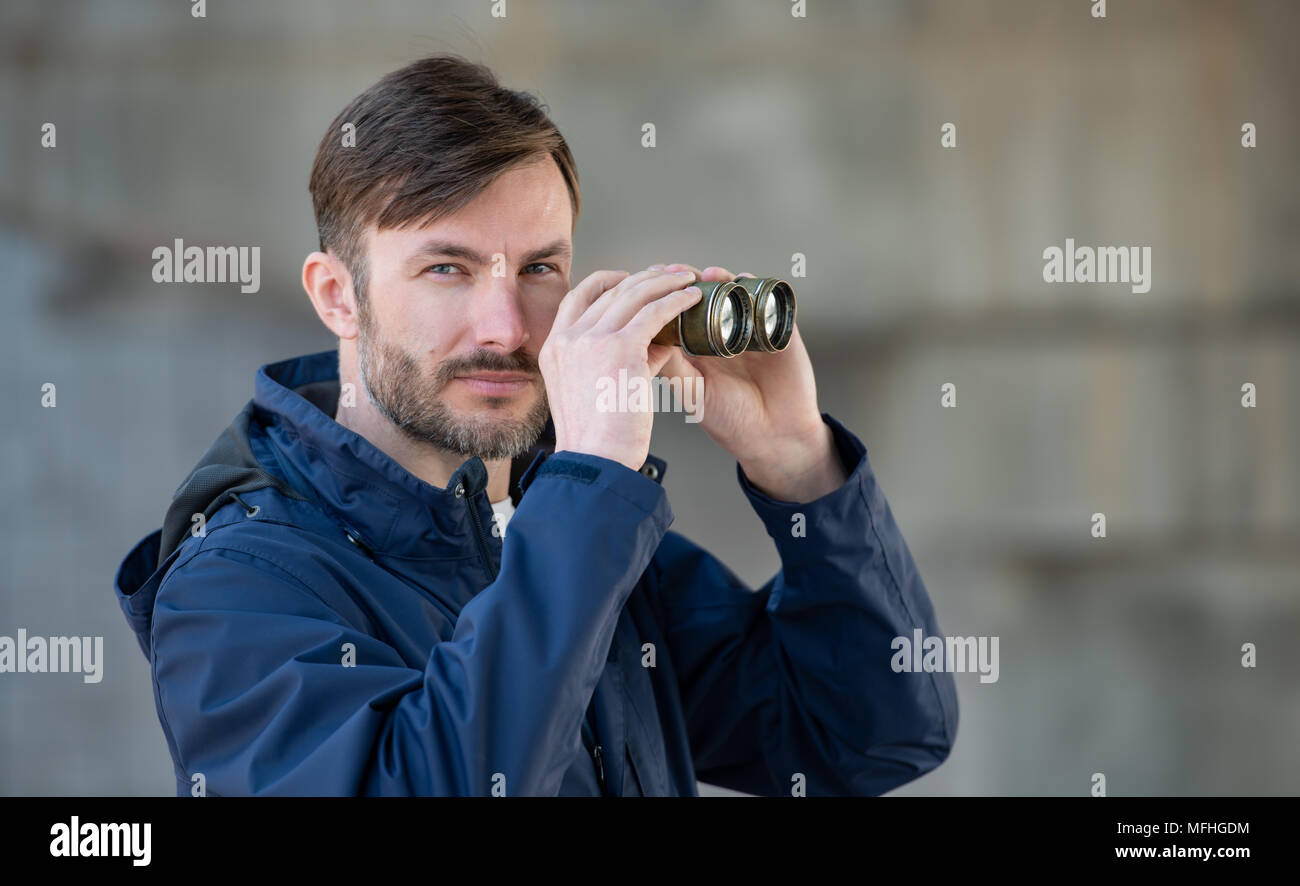 Private detective not woman binocular hi-res stock photography and ...