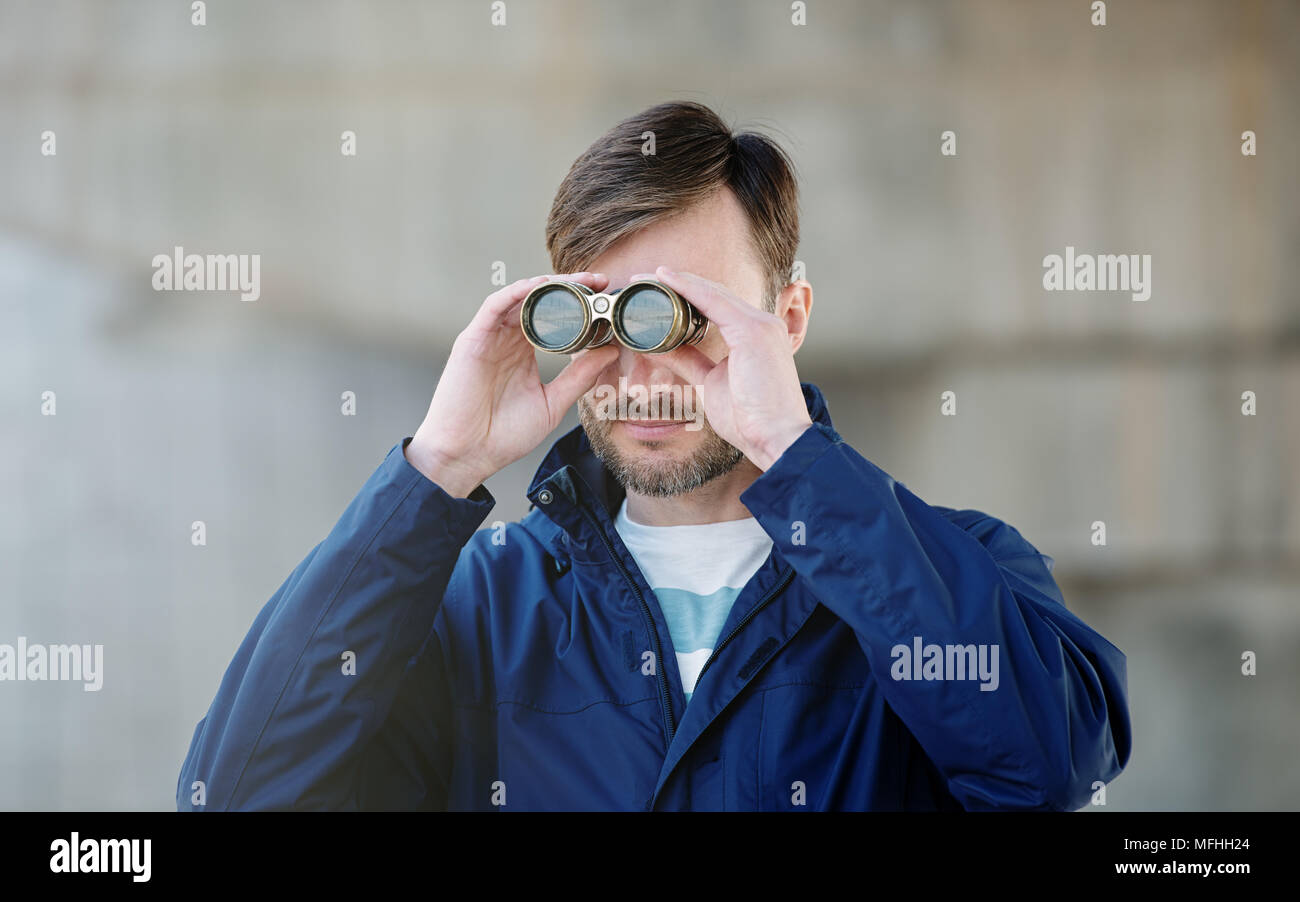 Private detective not woman binocular hi-res stock photography and ...