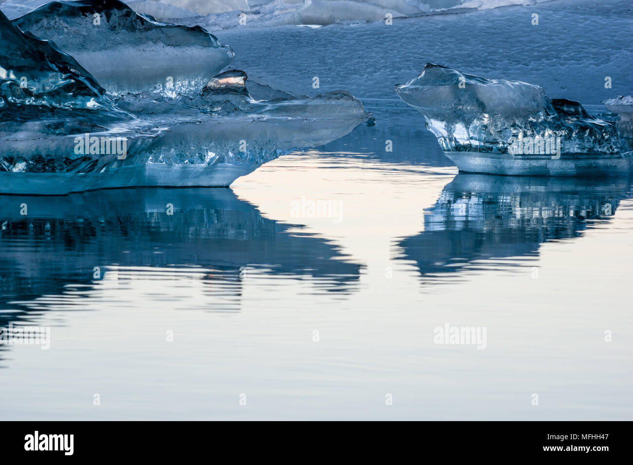 Shapes of ice Stock Photo - Alamy