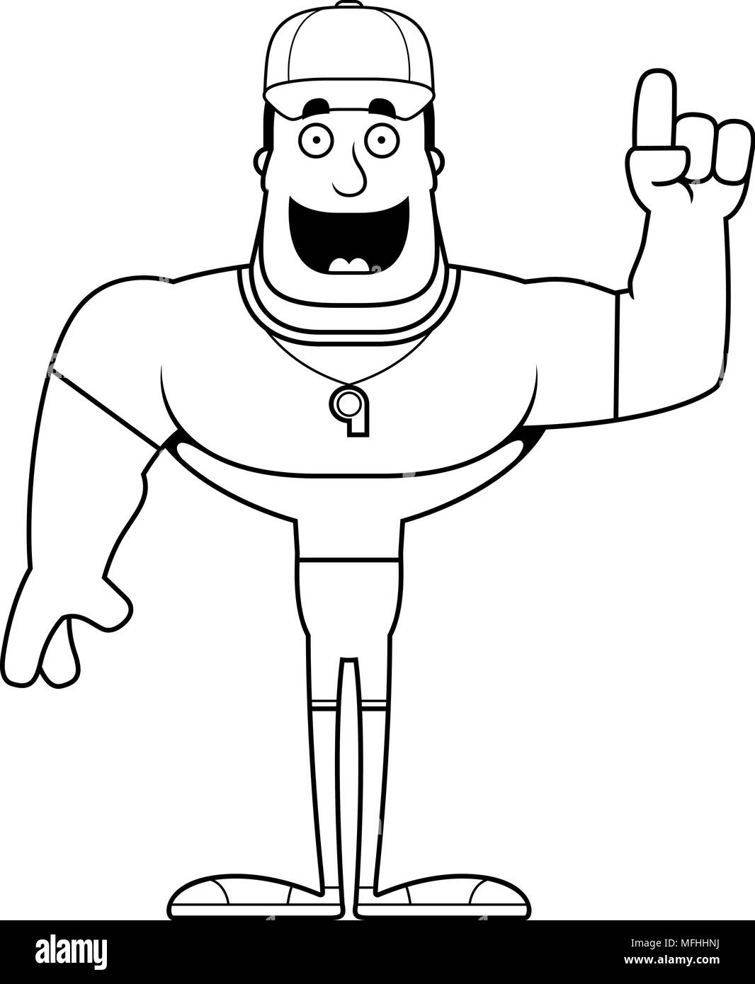 A cartoon coach with an idea Stock Vector Image & Art - Alamy