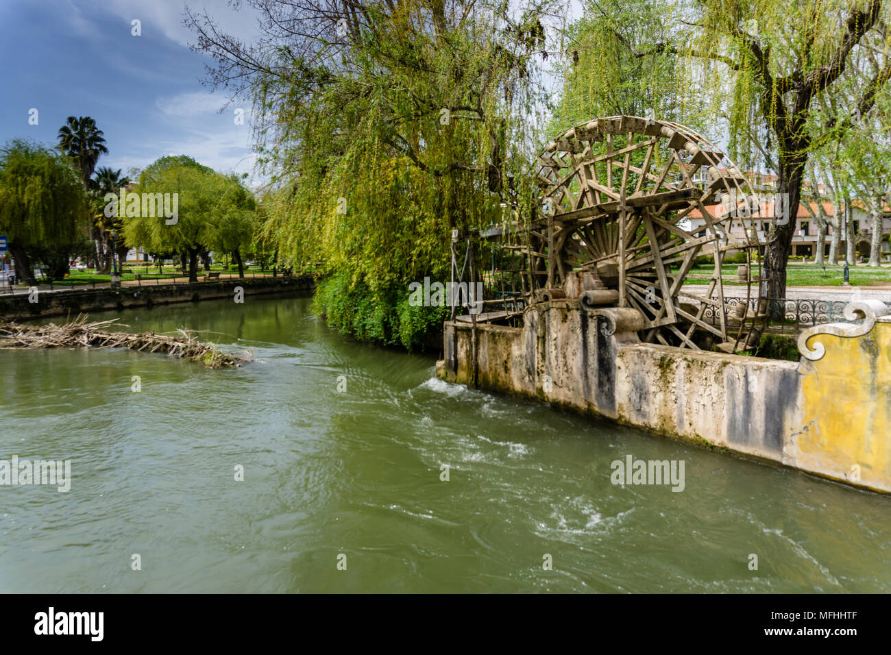 Waterwheel tomar portugal hi-res stock photography and images - Alamy