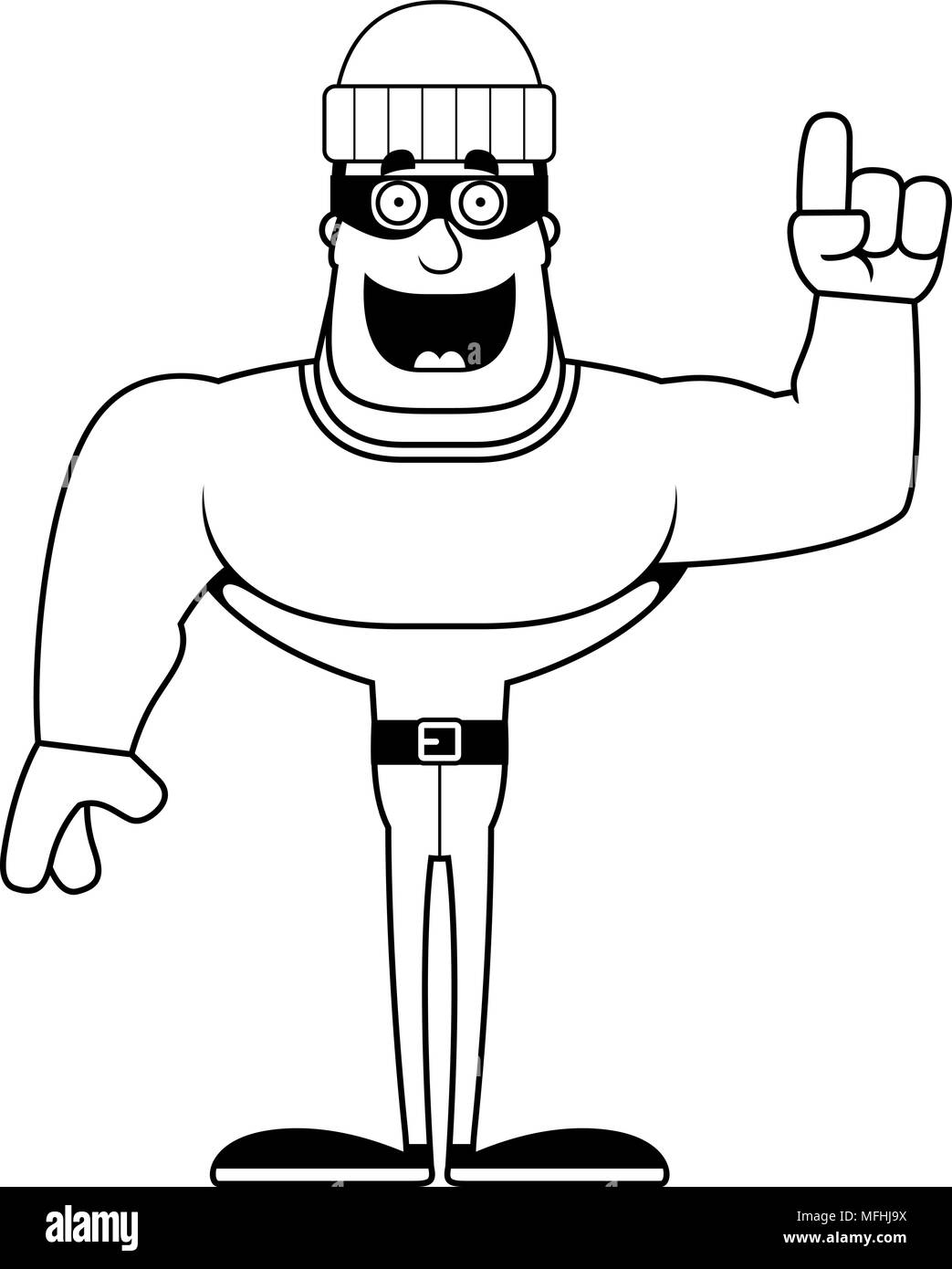 A cartoon thief with an idea Stock Vector Image & Art - Alamy