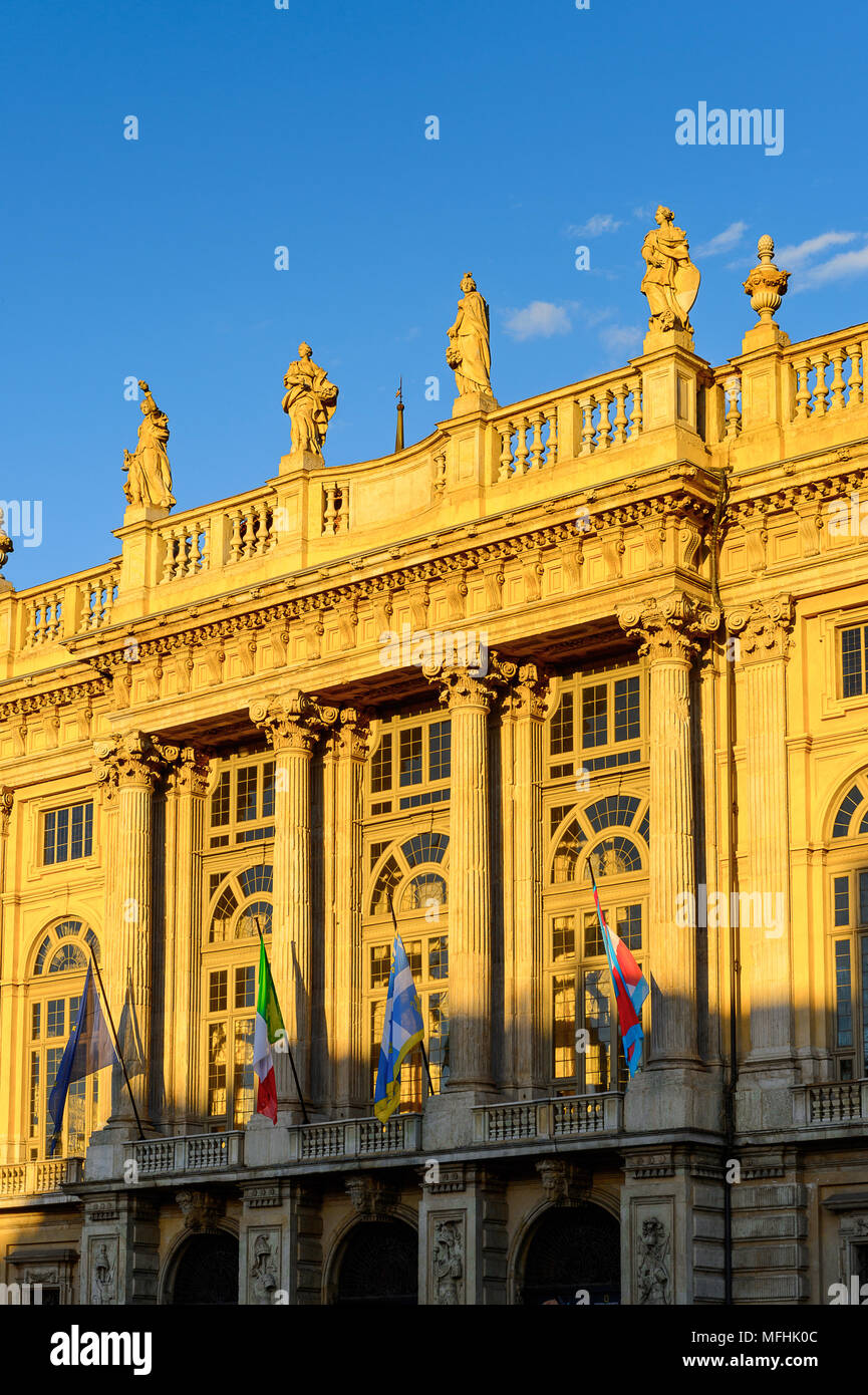 Architecture of the centre of Turin, Piedmont, Italy Stock Photo - Alamy