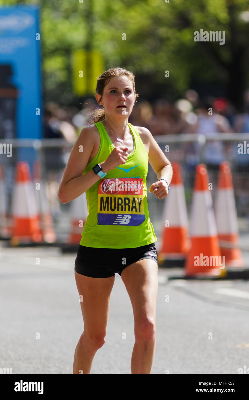 Rebecca Murray in her debut London Marathon finishes 12th overall and ...