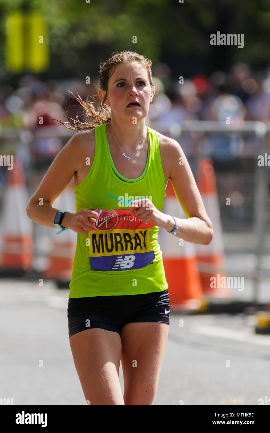 Rebecca Murray in her debut London Marathon finishes 12th overall and ...