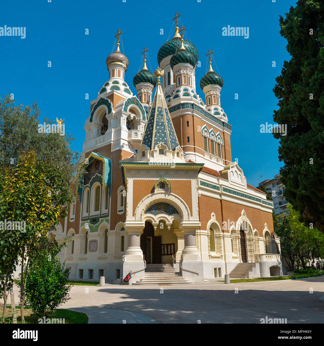 The St. Nicholas Orthodox Cathedral, Russian orthodox church, Nice ... The St. Nicholas Orthodox Cathedral, Russian orthodox church, Nice ...