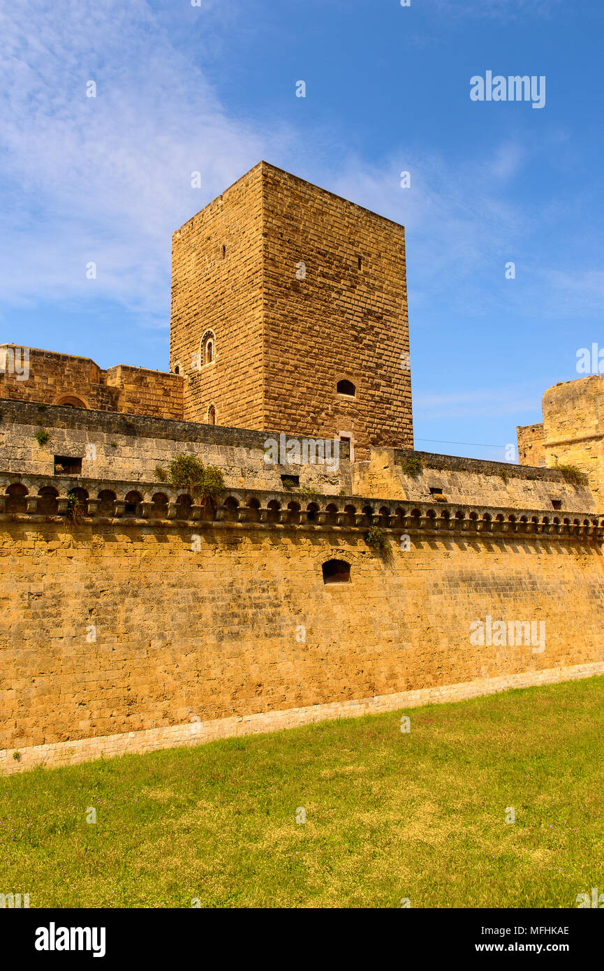 Swabian Castle, Old Town of Bari, Italy Stock Photo - Alamy