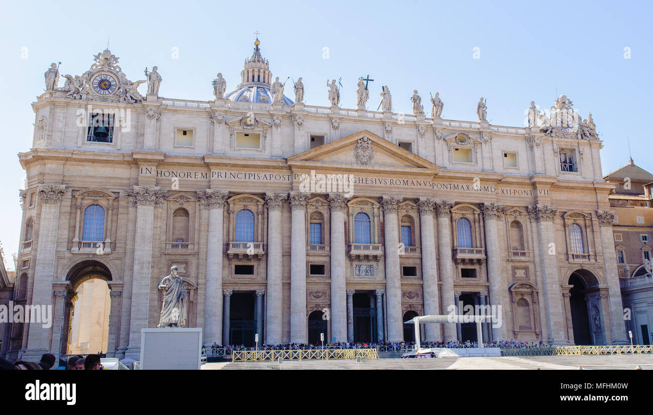 St. Peter's Basilica (Vatican, Rome, Italy), the most renowned work of ...