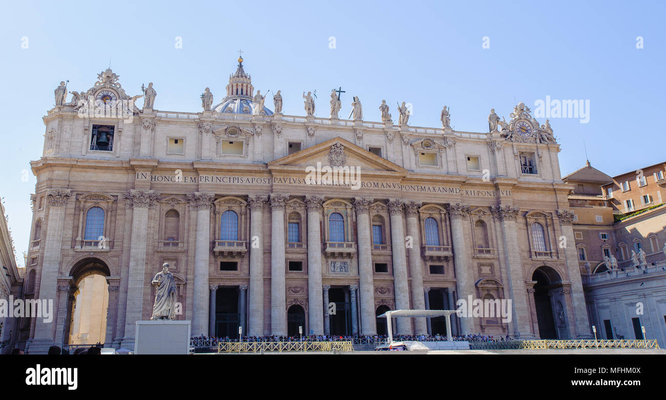 St. Peter's Basilica (Vatican, Rome, Italy), the most renowned work of ...